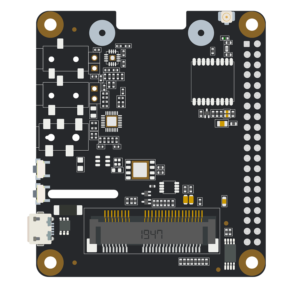 How to connect the RAK2245 Stamp Edition to the Raspberry PI 3B ...